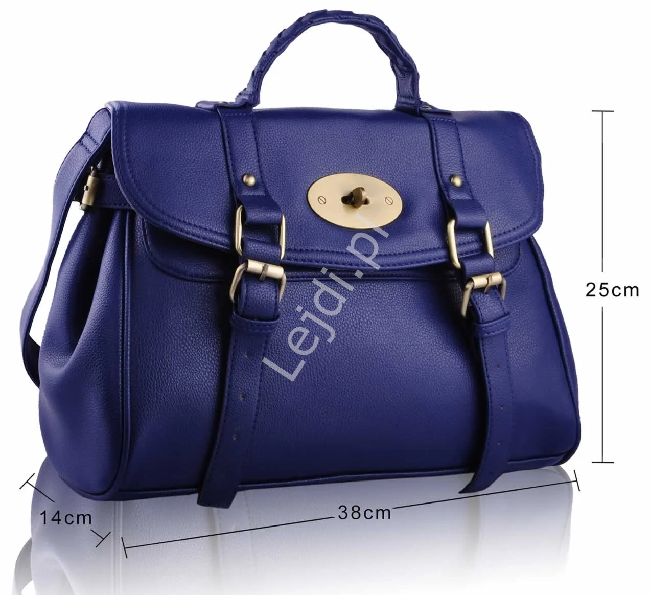 Granatowa torebka damska 044